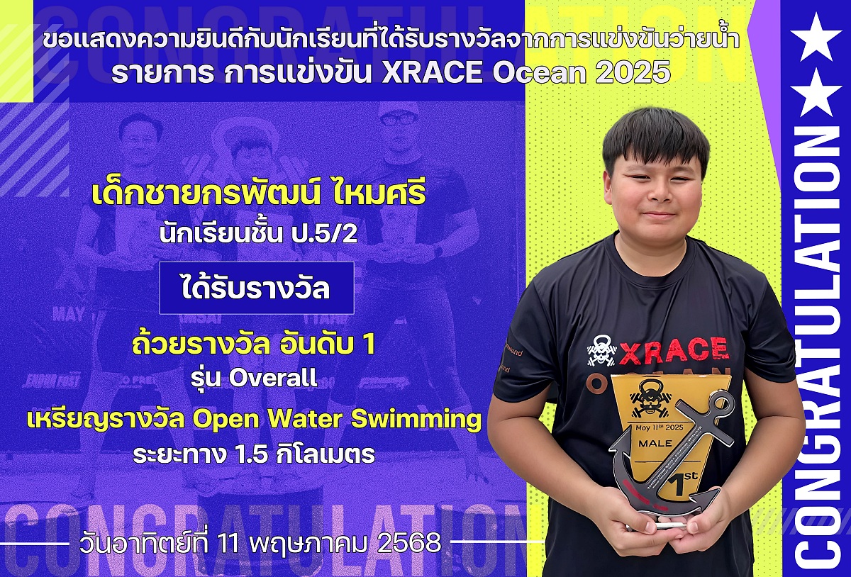 ข่าวประชาสัมพันธ์ - ขอแสดงความยินดีกับนักเรียนที่ได้รับรางวัลจากการ ...